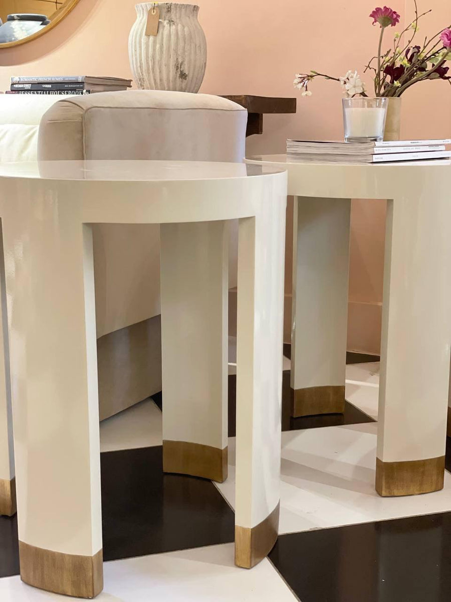 Cream Side Table – The Spring Project